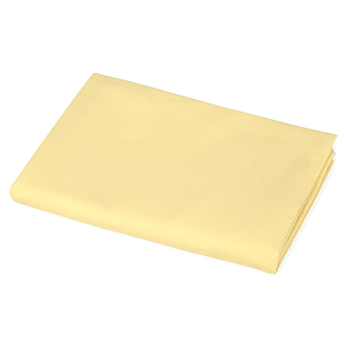 Crib & Toddler Poly/Cotton Sheets - Color: Yellow - Flat