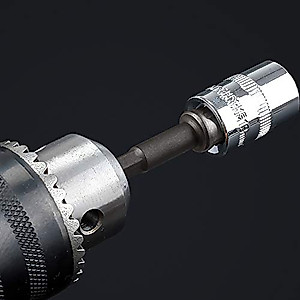 OIIKI 6 Pack 3/8 inch(10mm) Square Socket Adapter Bit Set, Impact Driver Power Bits for Automotive DIY-1/4 Hex Shank