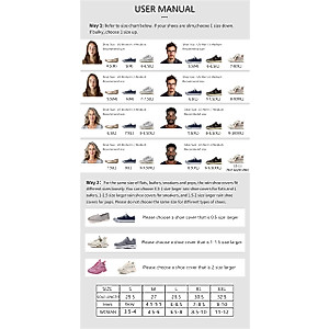 Rain Boot Waterproof Shoes Covers, Sand Control Non-Slip Shoe Cover Galoshes, PVC Rubber Sole Reusable Rain Snow Boots Overshoes for Cycling Outdoor Camping Fishing Garden Travel (L, Transparent)