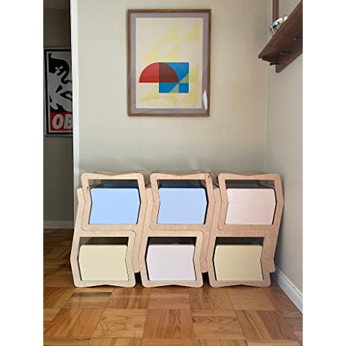 DR. ORGANIZER TYL Children's, one Size, with Yellow Storage Box, Brown Chair