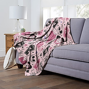 Northwest Nightmare Before Christmas Silk Touch Throw Blanket, 50" x 60", Valentines Pattern
