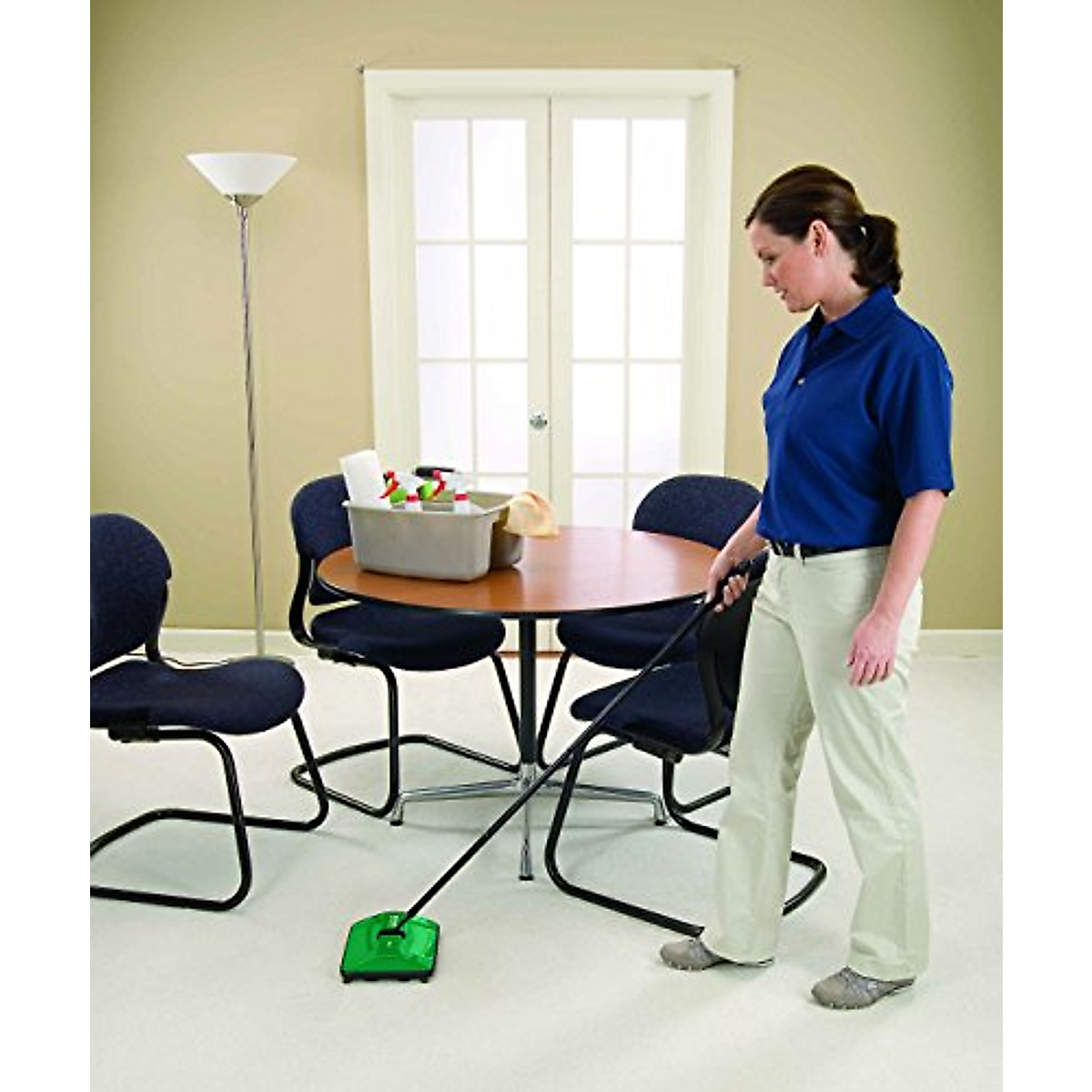 Carpet Sweeper, 8inLx9-1/2inW, ABS Plastic