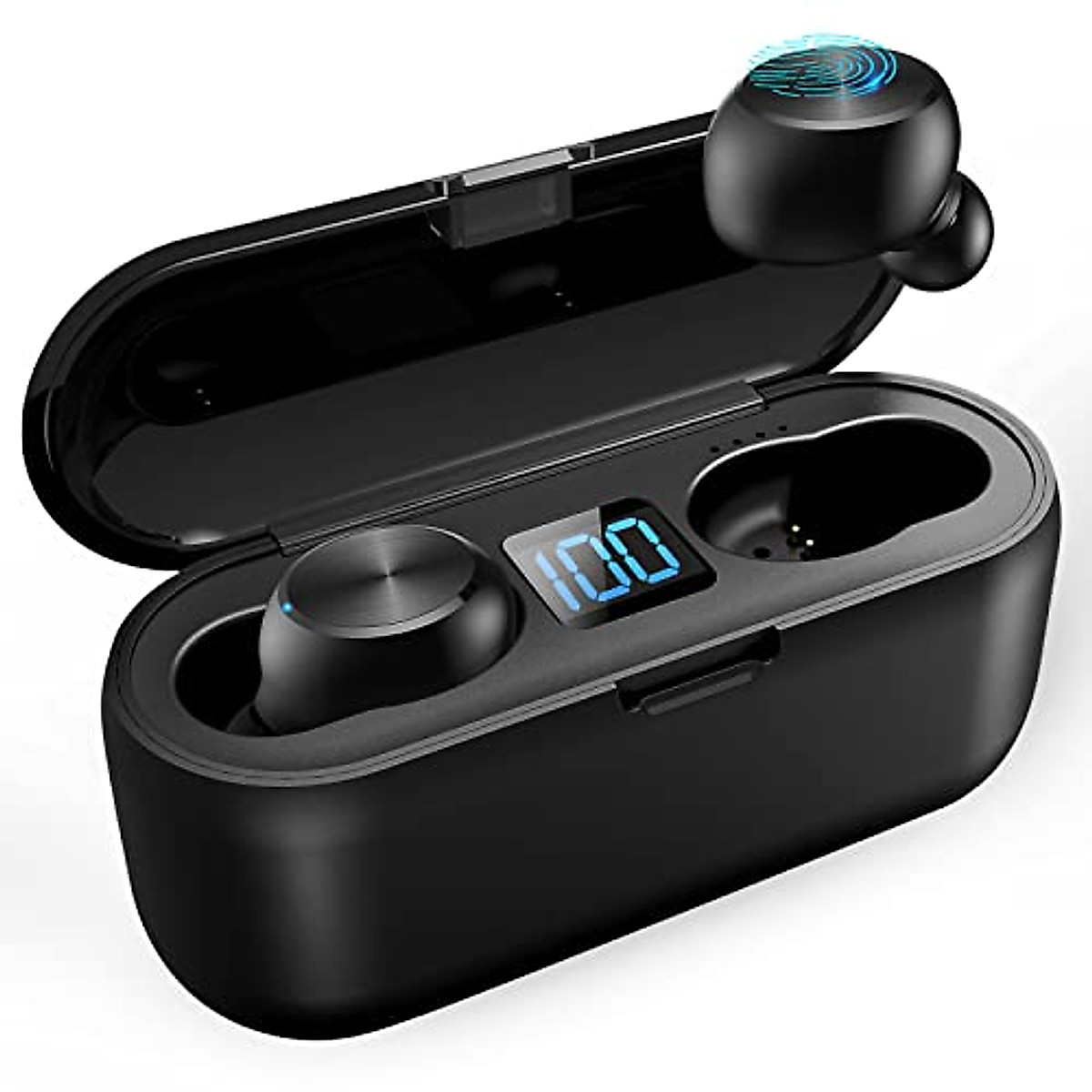 DMGLRCY Wireless Earbuds, Bluetooth Earbuds 60H Playtime Deep Bass Noise Cancelling, Wireless Ear Buds Waterproof Touch Control with Charging Case, in-Ear Headphones Built-in Mic Earphone for Sports