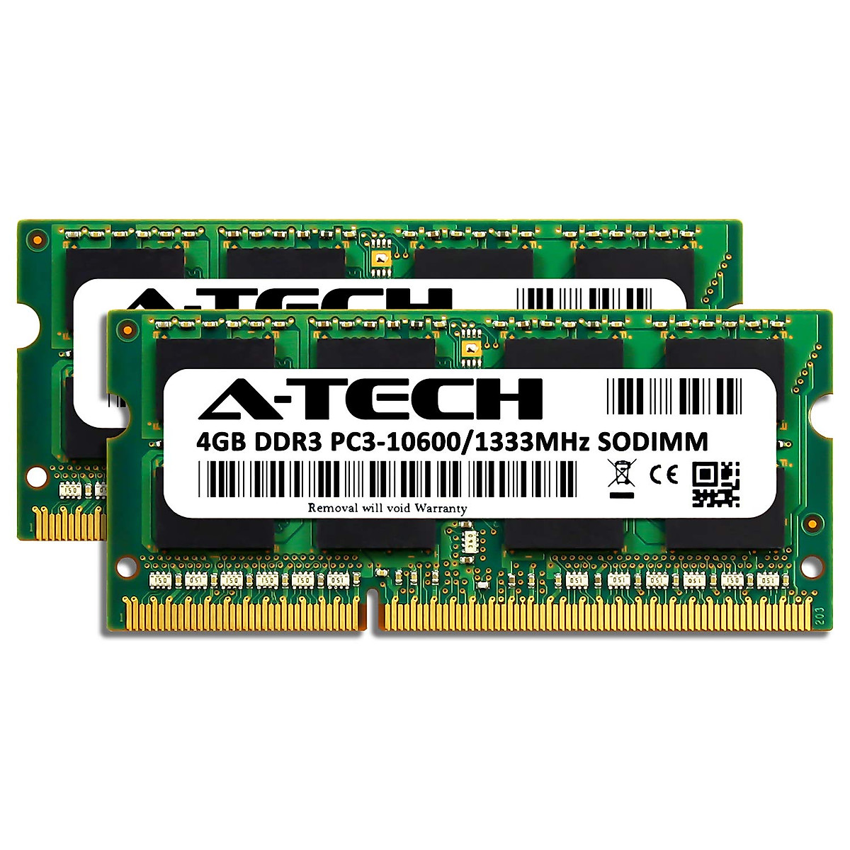 A-Tech 8GB (2 x 4GB) RAM for DELL INSPIRON 17R (N7010) | DDR3 1333MHz SODIMM PC3-10600 204-Pin Non-ECC Memory Upgrade Kit