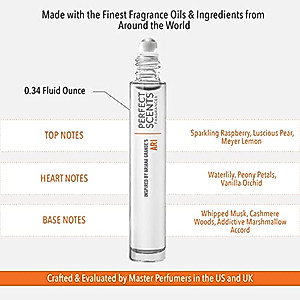 Perfect Scents Fragrances | Inspired by Ariana Grande's Ari | Rollerball | Women’s Eau de Toilette | Vegan, Paraben Free, Phthalate Free | Never Tested on Animals | 0.34 Fl Oz