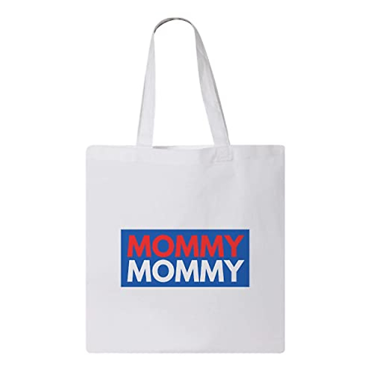 MOMMY MOTHER'S LOVE DESIGN, Reusable Tote Bag, Lightweight Grocery Shopping Cloth Bag, 13” x 14” with 20” Handles