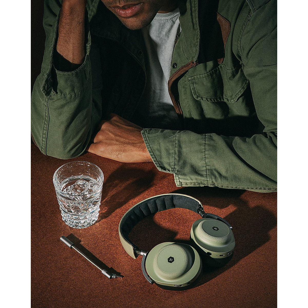 MASTER & DYNAMIC MG20 Wireless Gaming Headphones, Moss Green