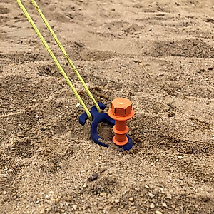 BRUNNER Peggy Peg Screw Pegs Sand 31 cm Set of 2