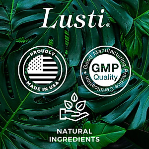 Lusti Olive Oil Detangling Spray, 12 fl oz - Anti-Frizz - Strengthen Damaged Hair - Reducing Breakage - Enriched with Amino Proteins