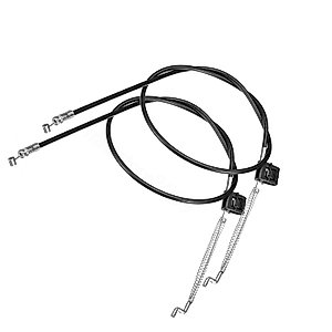 2 Pack Universal Metal Sofa Handle Cable Recliner Chair Couch Release Lever Replacement Cable Total Length Approx 34.2" Black