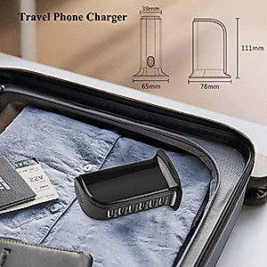 Charging Station for Multiple Devices, USB Charging Hub 30W 6 Port Fast Charging Station, Multiport Wall Charger Quick Charge 2.1A Tower Power Adapter