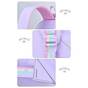 Pink Unicorn Backpack Large Capacity Waterproof Bookbag Multifunction Casual Daypack Laptop Travel Bag For Teens