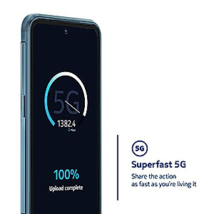 Nokia XR20 5G | Android 11 | Unlocked Smartphone | Dual SIM | US Version | 6/128GB | 6.67-Inch Screen | 48MP Dual Camera | Polar Night,Blue