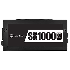 SilverStone Technology SX1000 Platinum, 80 Plus Platinum 1000W Fully Modular SFX-L Power Supply, SX1000-LPT-X V1.1