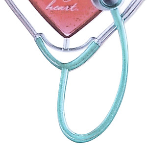 Heart Stethoscope Caring Christmas Tree Ornament Heart Stethoscope Ornament Appreciation present Doctor Nurse Caregiver