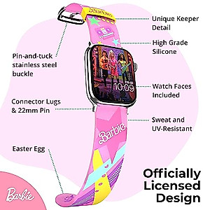 Barbie Smartwatch Band – Officially Licensed, Compatible with Every Size & Series of Apple Watch (watch not included) - Barbie & The Rockers