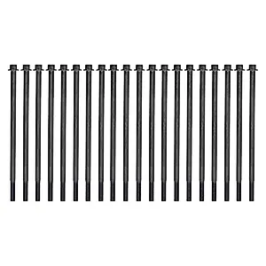 Long Flange Bolt, Sturdy Structure Flange Bolt 20pcs Wide Application Durable for Machine