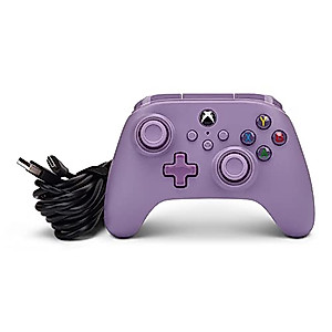 PowerA Nano Enhanced Wired Controller for Xbox Series X|S - Lilac, portable, compact, gamepad, video game, gaming controller, works with Xbox One and Windows 10/11