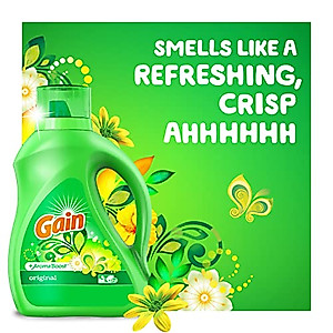 Gain Laundry Bundle: Gain Laundry Detergent 2x65oz; Gain Fireworks Scent Booster Beads, 26.5oz; Gain Dryer Sheets, 240ct