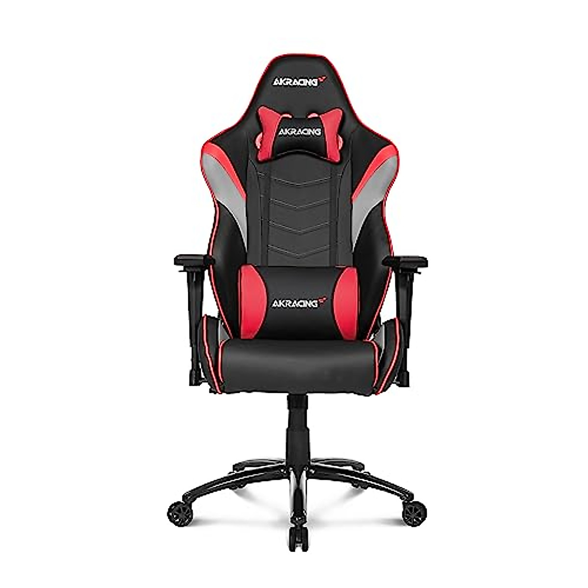 AKRacing Core Series LX Plus Gaming Chair - PU Leather with Steel Frame, Ergonomic, High Backrest, Recliner, Swivel, Tilt, Rocker & Seat Height Adjustment Mechanisms, 5/10 Warranty, Red