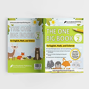 The One Big Book - Grade 2: For English, Math and Science