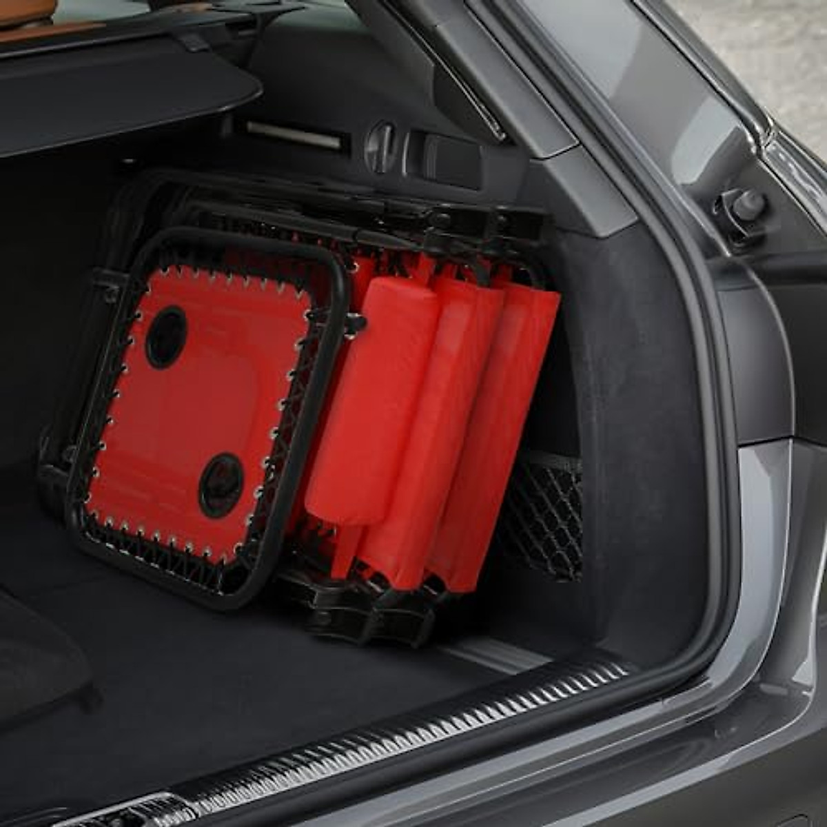 Magshion Zero Gravity Chair with Canopy Set of 2, Reclining Outdoor Patio Lounge Chair, Folding Anti Gravity Recliner, Portable Lounger with Removable Cup Holder Side Tray and Pillow Headrest (Red)