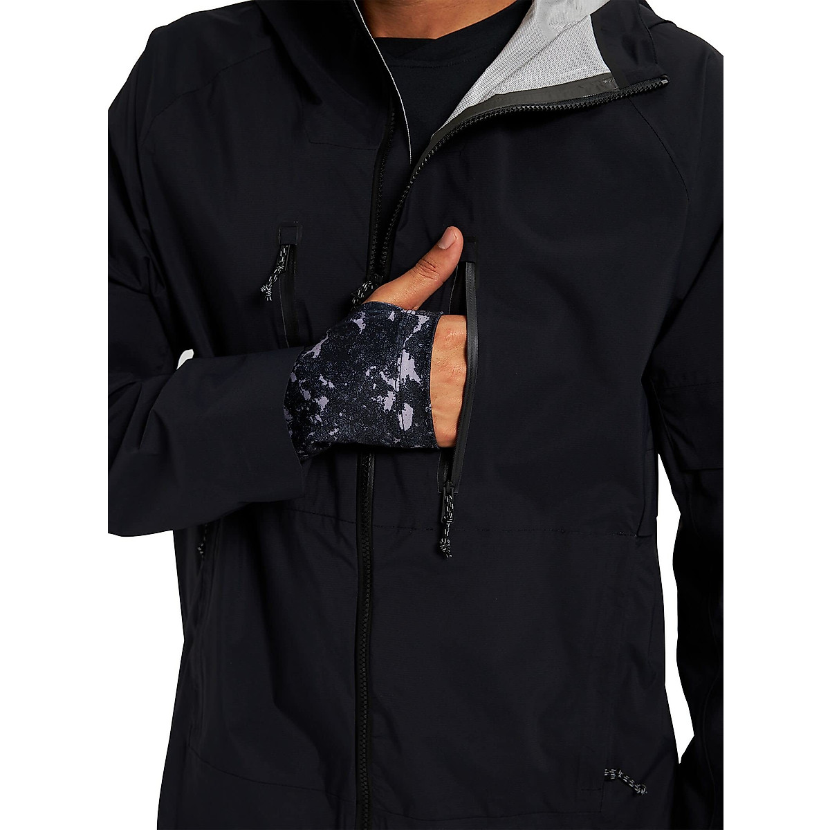 Burton Men's Standard Quick Commute Jacket, True Black, Medium