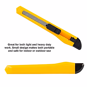 WEUPE Utility Knife with Retractable Snap-off Blades, Box Cutter, DIY Art Knife, Paper, Film Cutting Tool