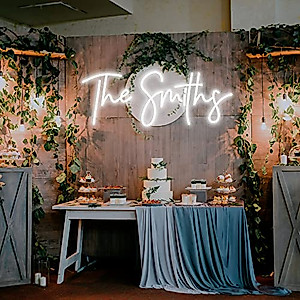 Neon Sign it was always you, Personalized Neon Lights Sign for Bedroom Wedding Birthday Party Game Room Home Wall Décor Bar Salon Business Logo Neon Light Sign(1 Line Text 40" Long)