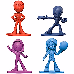 Hasbro Gaming Monopoly Junior: Marvel Spidey and His Amazing Friends Edition Board Game for Kids Ages 5+,with Artwork from The Animated Series,Kids Board Games