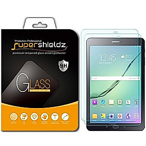 Supershieldz (2 Pack) Designed for Samsung Galaxy Tab S2 (9.7 inch) Screen Protector, (Tempered Glass) Anti Scratch, Bubble Free