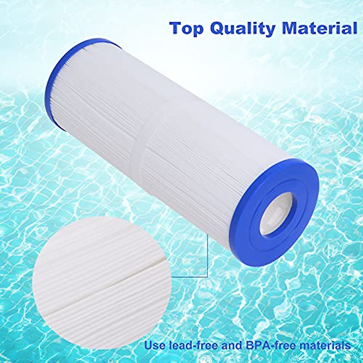 FC-2390 Spa Filter Replacement for Pleatco PRB50-IN Unicel C-4950 Filter, Hot Tub Filters Compatible with Guar-dian 413-212-02, 17-2380, 817-5000 Swimming Pool Filter, 2 Pack