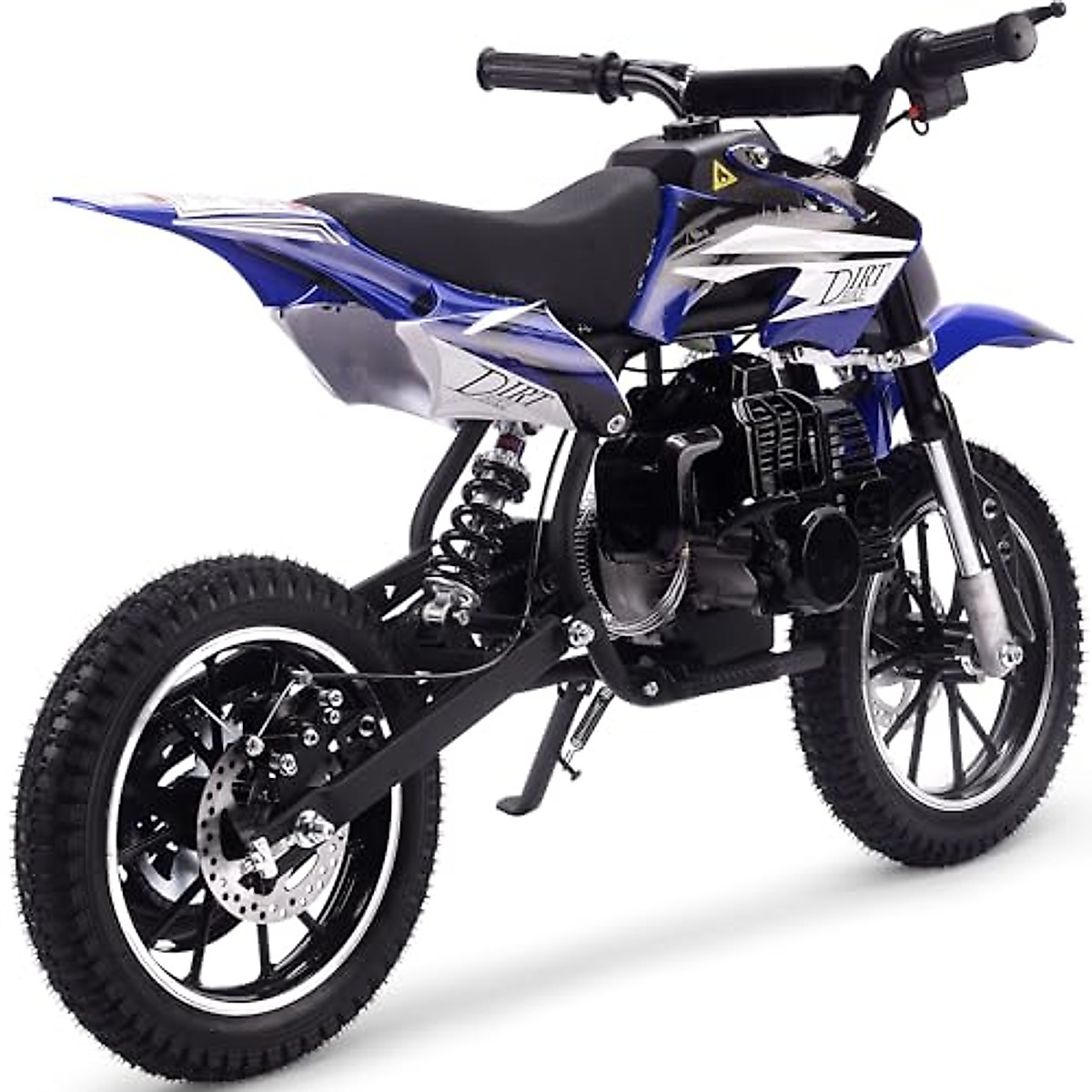 MotoTec DB-01 50cc 2-Stroke Kids Gas Dirt Bike Blue