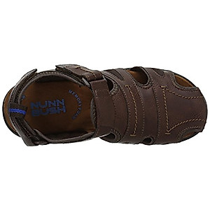 Nunn Bush Men's Rio Grande Closed Toe Fisherman Sandal, Tan, 10 W US