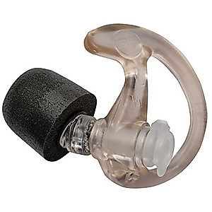SureFire EP7 Sonic Defenders Ultra filtered Earplugs w/ Comply Canal Tips, reusable, Black, Medium