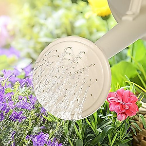 Happyyami 2pcs Waterer Spout Home Pitcher Can Ml High Decorative L Plastic Plants Multi-Purpose Detachable Water White Cans with Large Play Modern Garden and Watering House Sprayer