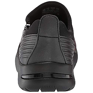 BZees Womens Axis Sneaker,Black,9, Black Leopard Print Fabric