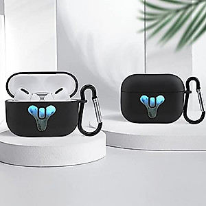 Video Gmae Compatible with AirPods Pro Case Cover Full Protective Shockproof Keychain Headphone Skin Accessories for Men Women Wireless Charging