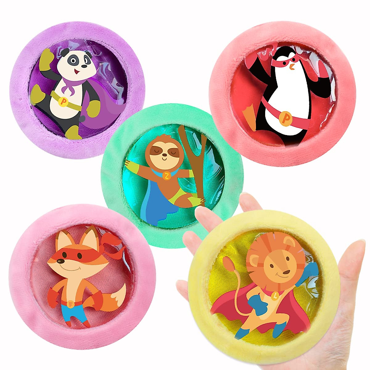 Boo Boo Ice Pack for Kids Injuries, Kids Ice Pack wit, Gel Cold Pack Toddler Ice Pack with Soft Cover Baby, Kid's Pain Relief, Fever, Wisdom Teeth, First Aid, Head, Neck, Arms, Legs Injuries (5 Pack)