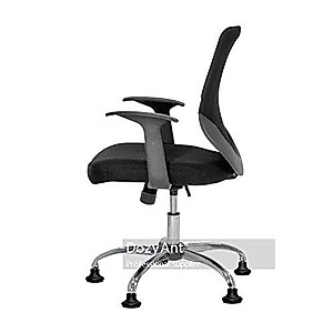 Bell Glides Replacement Office Chair or Stool Swivel Caster Wheels to Fixed Stationary Castors, Low Profile Bell Glides with Soft Rubber Bottom Instead of Self Felt Pads, Chair Feet Wheel Stopper