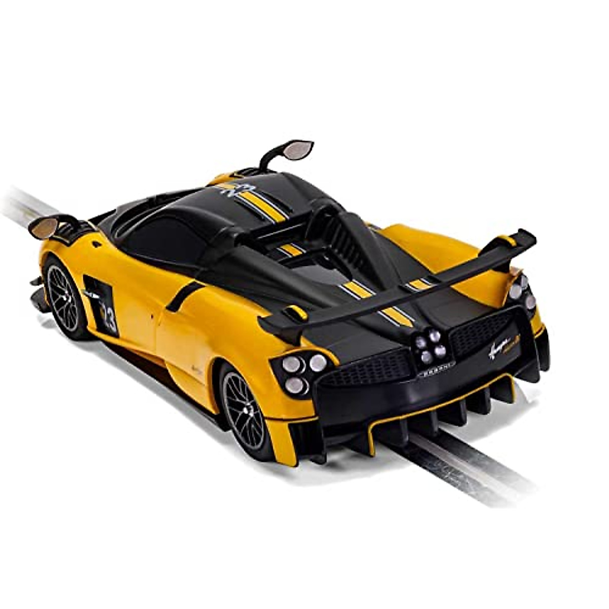 Scalextric Pagani Huayra Roadster 1:32 Slot Race Car C4212, Orange & Black