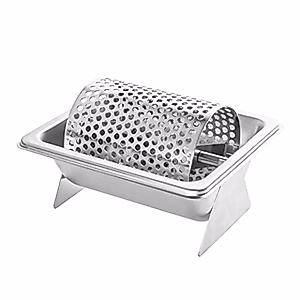 Bellemain Melted Butter Dispenser | Stainless Steel Butter Wheel for Bread, Bun Butter Roller for Griddle | Melted Butter Dish for Seafood, Corn Butterer | Mess-Free Butter Spreader