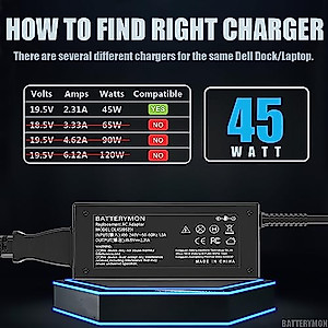 45W 19.5V 2.31A Power Cord for HP Pavilion 15-bs 15-bs1xx 15-bs234wm 15-bs033cl 15-bs234wm 15-bs134wm 15-bs070wm 15-bs212wm 15-bs289wm 15-bs168cl 15-bso12ds 15-bs113dx 15-bs045nr 15-bs062st 15-bs038cl