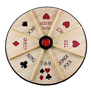 Sterling Games 15.5" Michigan Rummy Wooden Extra Large Game Board Reversible Double Sided Board