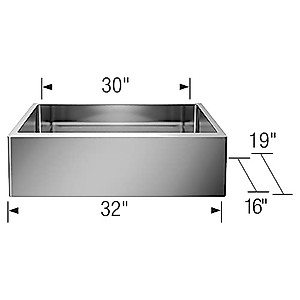 BLANCO 522213 32" QUATRUS R15 Apron-Front Kitchen Sink, Stainless Steel