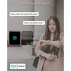 VRPEFIT Smart Watches for Women [Answer/Make Call], 1.7" Touchscreen Fitness Tracker with Heart Rate Blood Oxygen Sleep Monitor Compatible with iPhone & Android, Alexa Built-in, IP68 Waterproof Watch