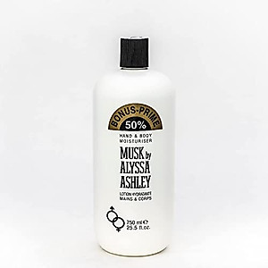 Alyssa Ashley Musk Hand & Body Lotion, 25.5 Ounce