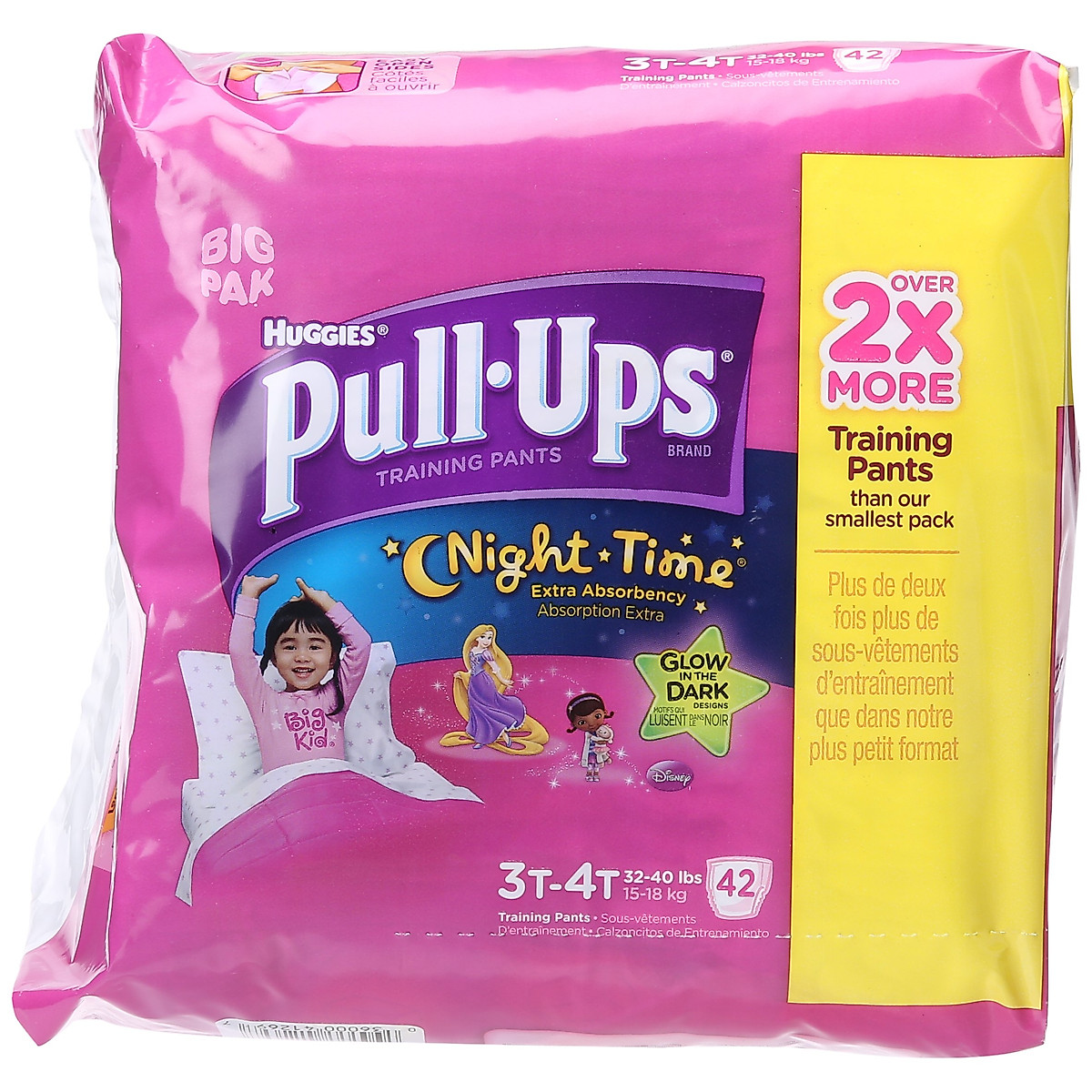 Pull-Ups Training Pants, Night*Time for Girls 3T-4T