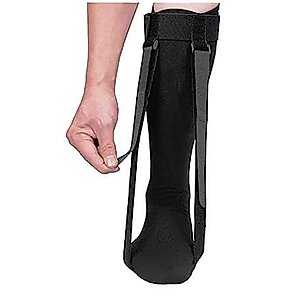 latulipo Foot Compression Sleeve with Adjustable Dual Strap Design - Plantar Fasciitis Brace for Arch Support and Night Splint Dorsiflexion Brace & Calf Stretching Sock
