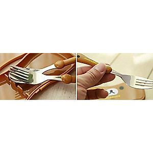 Kids Spoon Fork Set with Case Stainless Steel 304